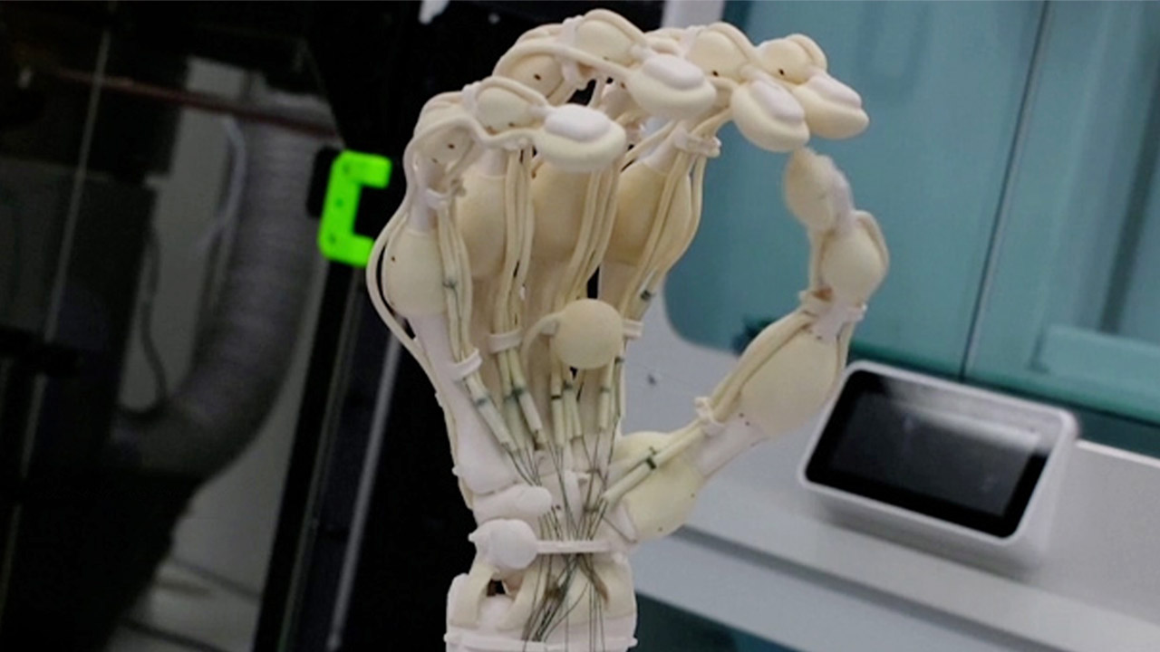 Swiss researchers successfully 3D print robotic hand with bones ...